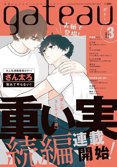 GATEAU MAGAZINE MAR 2023 Boys Love BL Japanese Manga magazine Japan £25 ...