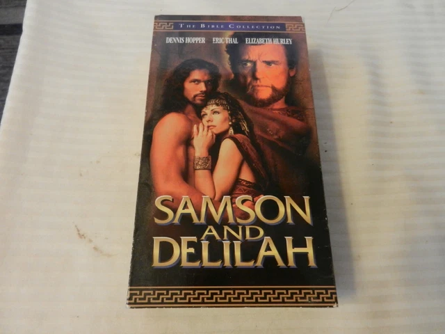 SAMSON AND DELILAH (VHS, 1997) Dennis Hopper, Elizabeth Hurley, Eric ...