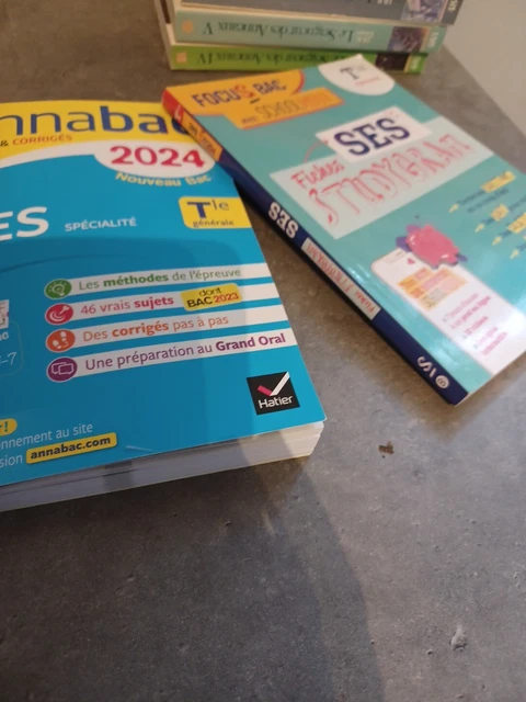 PREPABAC SES TLE generale (specialite) - Bac 2024 EUR 4,00 - PicClick FR