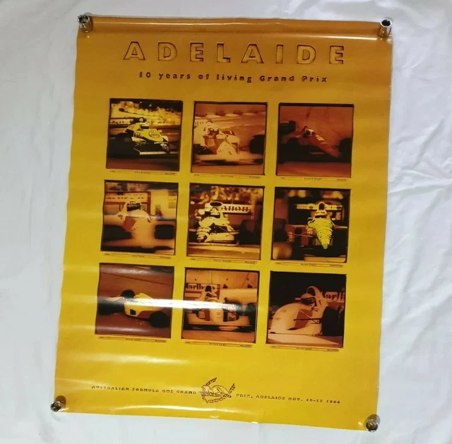 AUSTRALIAN FORMULA ONE GRAND PRIX 1994 Original Vintage Poster ...