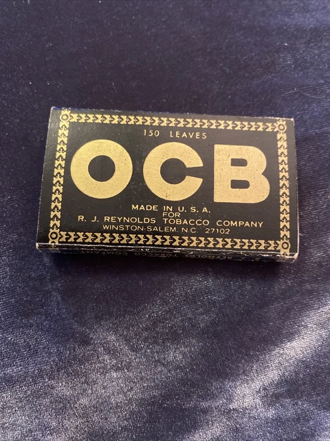 VINTAGE ROLLING PAPERS, OCB, R.J. Reynolds Tobacco U.S.A. Full Pack ...