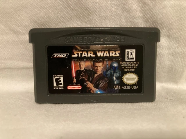 STAR WARS EPISODE II Attack of the Clones (Nintendo GameBoy Advance ...