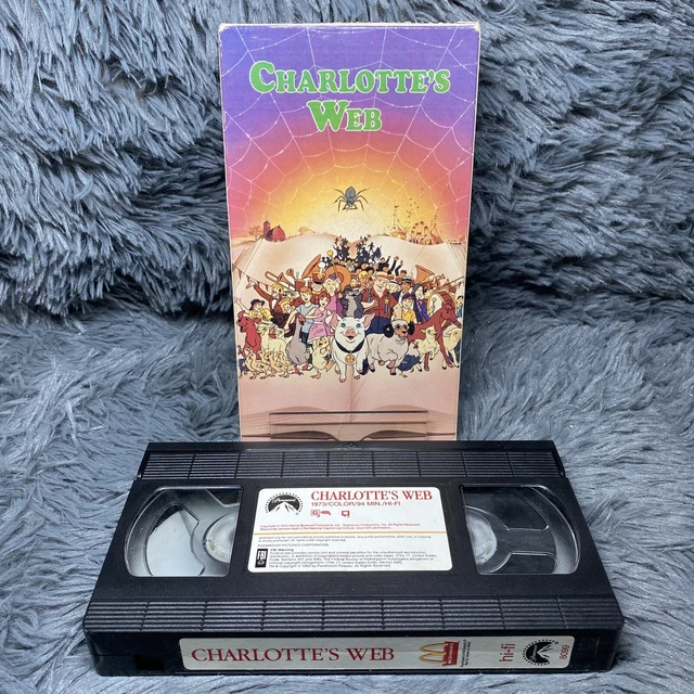 CHARLOTTE'S WEB VHS Tape 1993 Animated McDonald's Paramount Release ...