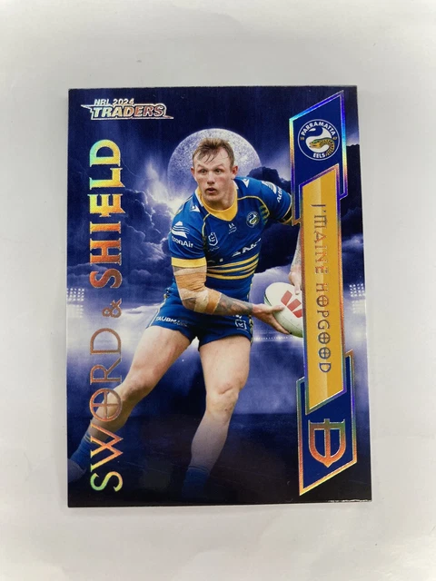 2024 NRL TRADERS Sword And Shield J’maine Hopgood Insert Card #34 Eels ...