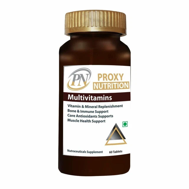 PROXY NUTRITION MULTIVITAMIN with Immunity Boosters For Men & Women 60 ...