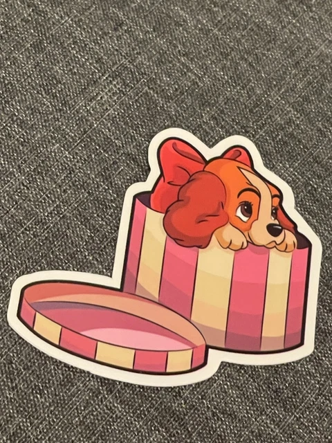 DISNEY SHOW CARTOONS TV SHOW SMALL STICKER STICKERS Lady and the tramp ...