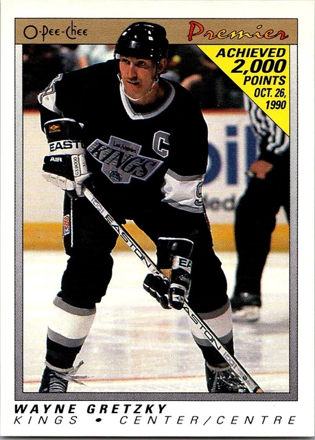1990-91 O-PEE-CHEE PREMIER Wayne Gretzky Los Angeles Kings #38 EUR 4,43 - PicClick FR