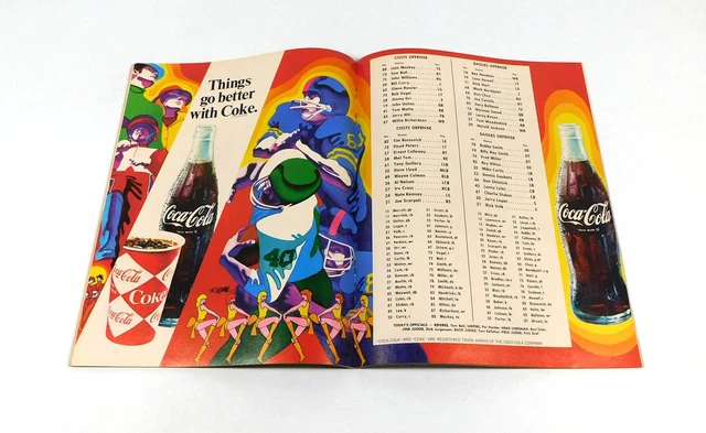 PROGRAMMA DI FOOTBALL NFL Philadelphia Eagles Contro Baltimore Colts 10-12-69 EUR 12,54 ...