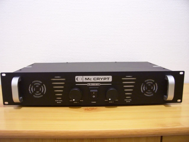AMPLIFICATEUR MC CRYPT PA 5000 EUR 145,00 - PicClick FR