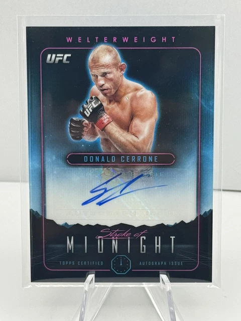 2024 TOPPS UFC Midnight DONALD CERRONE Cowboy Auto #SMA-DCE - belle ...