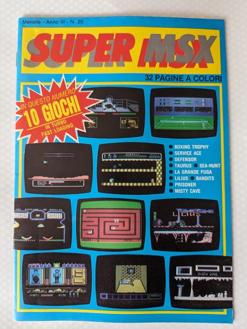 RIVISTA SUPER MSX Anno III - N° 25 EUR 10,00 - PicClick IT