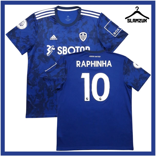 LEEDS UNITED FOOTBALL Shirt Adidas XL Away Kit LUFC Jersey 2021 2022 ...