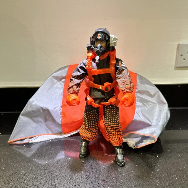 VINTAGE ACTION MAN Paratrooper with Parachute Hasbro 1990s £19.99 ...