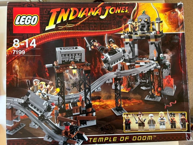 LEGO INDIANA JONES: Temple of Doom (7199) - COMPLETE with box ...