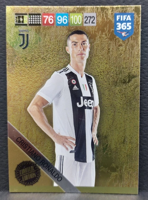 CARD CRISTIANO RONALDO Juventus Panini Adrenalyn XL Fifa 365 Limited ...