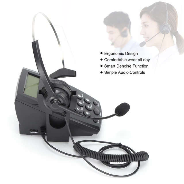 HT800 CALL CENTER Wired Telephone With Omnidirectional Microphone ...