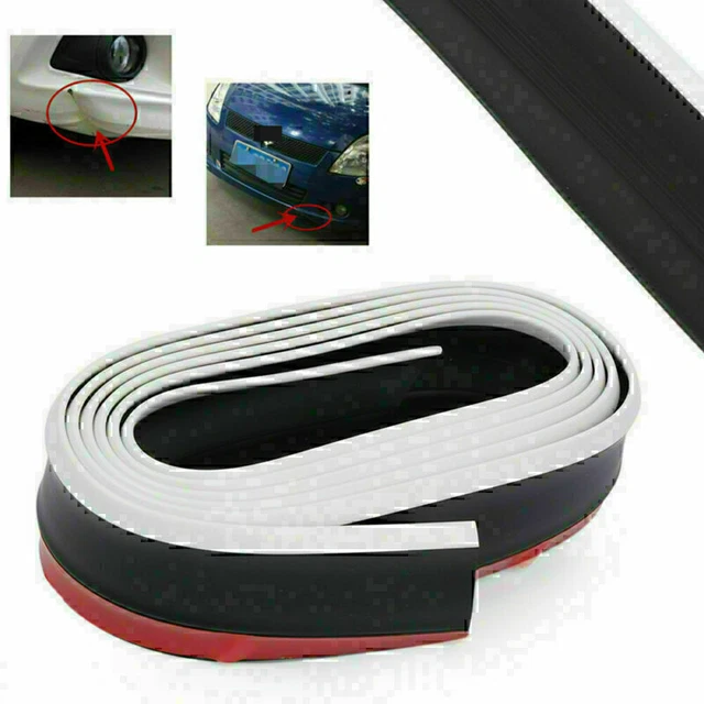 CAR LOWER LIP Protection Strip Front Bumper Skirt Guard Rubber Anti ...
