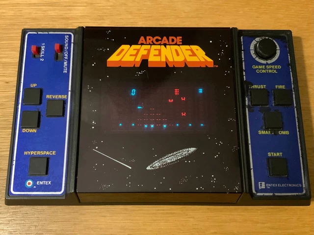 HANDHELD WILLIAMS ARCADE DEFENDER 1982 HAND HELD GAMES CONSOLE ENTEX £ ...
