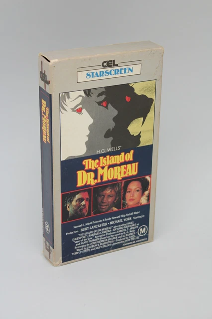THE ISLAND OF Dr. Moreau (1977) - CEL Home Video - Australian VHS $19. ...