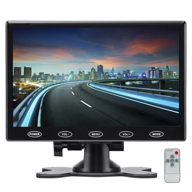 US - PORTABLE Monitor 7 inch LCD Display Screen with AV VGA HDMI Input ...