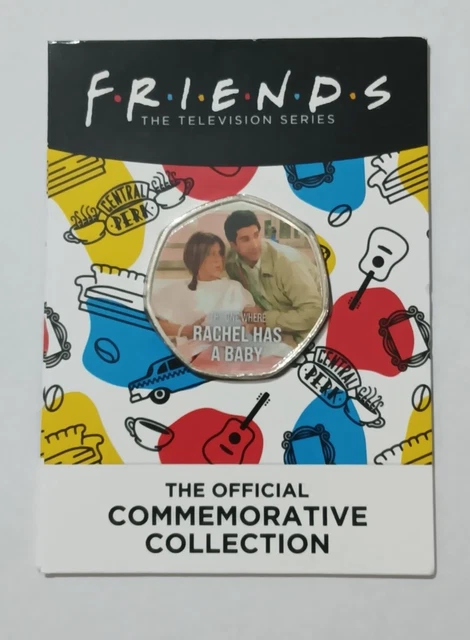 2022 FRIENDS TV Show Series Commemorative 50p Shaped Coin - Rachel has ...