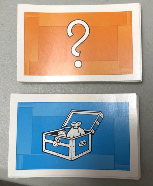 MONOPOLY CHANCE COMMUNITY Chest Complete Set 32 Replacement Cards £9.47 ...