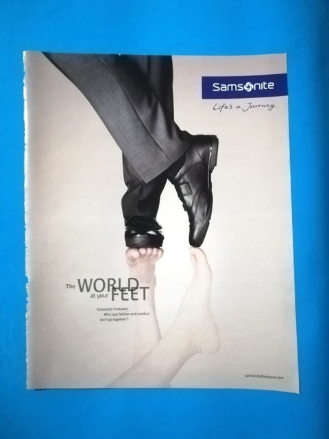 RITAGLIO DI GIORNALE Pubblicita' Scarpe Samsonite Da Collezione - (151 ...