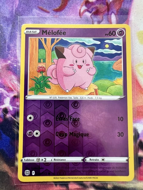 CARTE POKÉMON REVERSE Mélofée 053/172 EB09 Stars Etincelantes FR NEUF ...