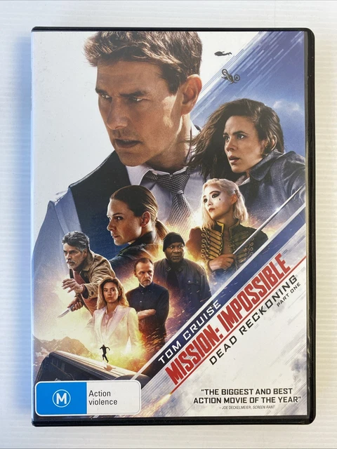 MISSION IMPOSSIBLE : Dead Reckoning Part 1 (DVD, 2023) Tom Cruise - VGC ...