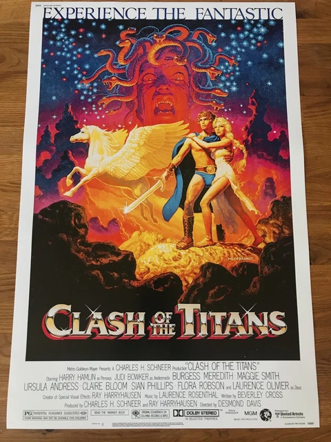 MOVIE POSTER CLASH of the Titans 430mm x 640mm (bit bigger than A2) EUR ...