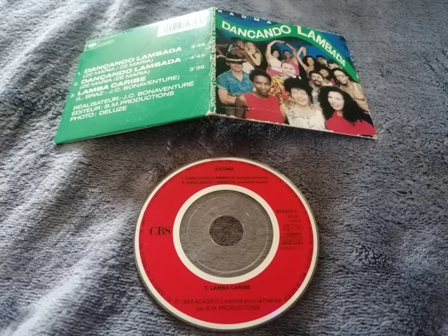 THREE RARE KAOMA Dancando Lambada Mini Cd 3 Inch / 3 Inch / Lamba ...