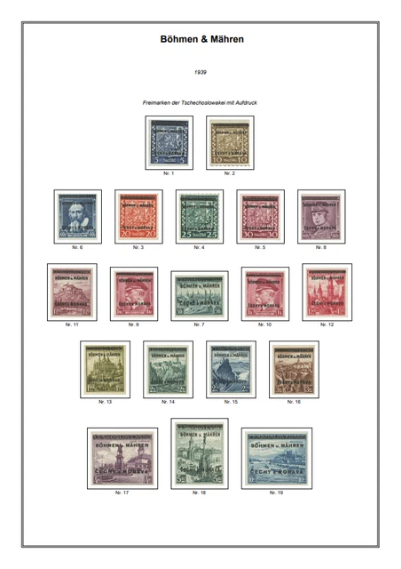 BÖHMEN UND MÄHREN Vordruckblätter auf CD digital (PDF) EUR 6,99 - PicClick DE