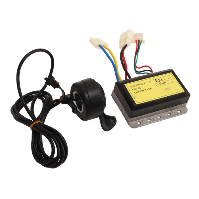 2PCS SET DC Motor Speed Controller And Thumb Throttle Motorcycle ...