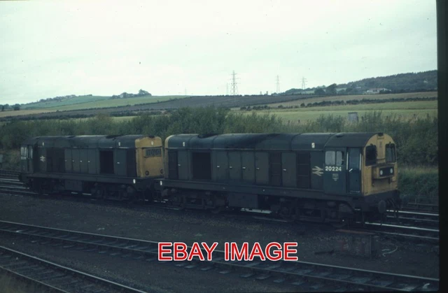 ORIGINAL 35MM SLIDE CLASS 20 LOCO NO 20224 & 20209 AT TONHILL 10/79 £3. ...
