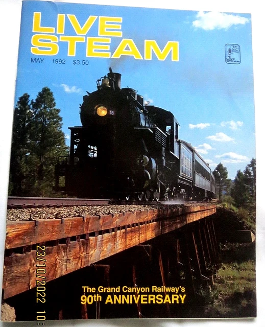 LIVE STEAM MAGAZINE Published in USA. May 1992. VOL 26 No 5 EUR 3,00 ...