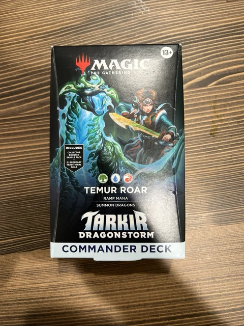 TARKIR: DRAGONSTORM COMMANDER Deck - Temur Roar - New, Sealed $85.00 ...