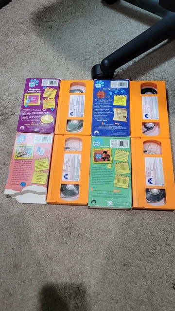 BLUE'S CLUE'S VHS Lot of 4 Tapes - Story Time, ABC's and 123's, and ...
