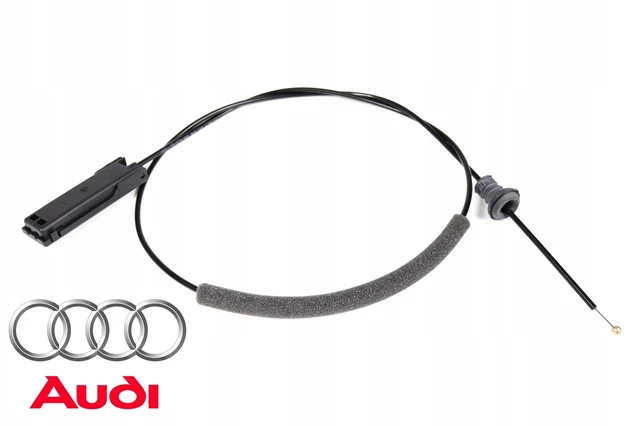 GENUINE AUDI A8 S8 D3 03-10 Engine hood cable Release Cable REAR ...