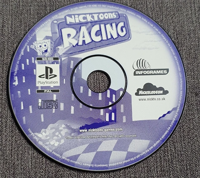 NICKTOONS RACING PS1 PAL - Disc Only SLES-03153 £9.99 - PicClick UK