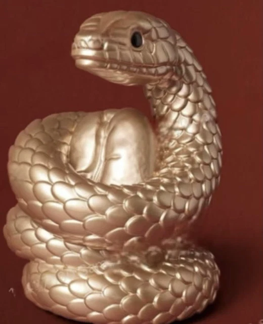 STARBUCKS 2025 CHINA Year of the Snake Reserve Gold Snake Piggy Bank ...