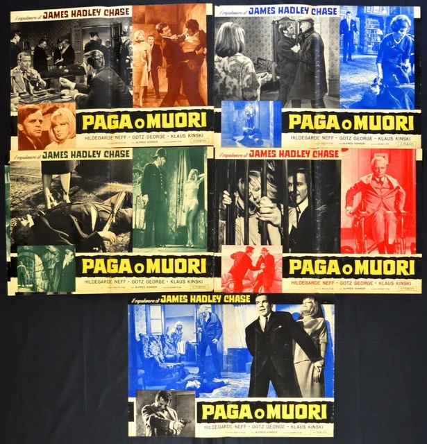 FOTOBUSTA FOMME OU Meurs Klaus Kinski James Hadley Chase Gotz Neff R223 ...