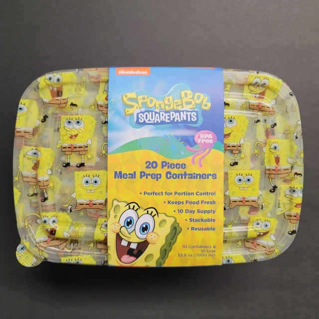 2025 BEST BRANDS | Nickelodeon SPONGEBOB SQUAREPANTS Food Containers 20 ...