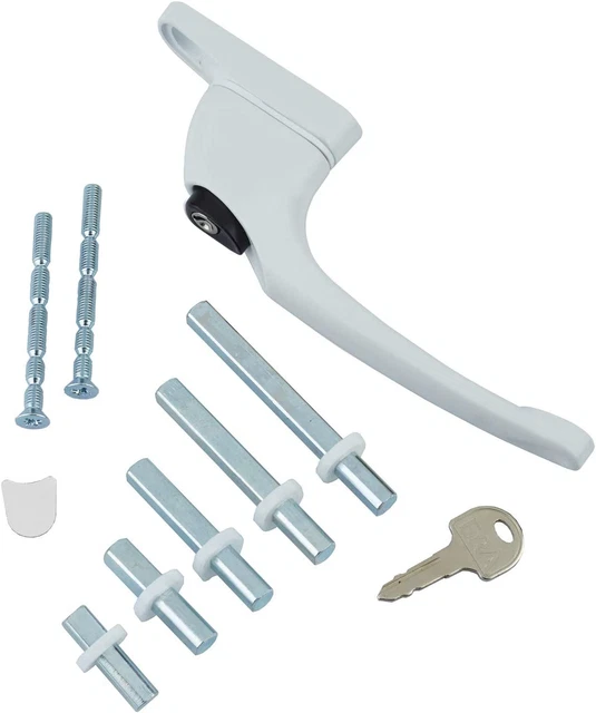 UPVC UNIVERSAL LOCKABLE Window Espag Handle Multi-Spindle for Double Glazing PVC £9.00 - PicClick UK