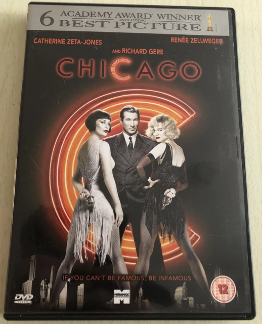 CHICAGO (2002) DVD Renée Zellweger, Richard Gere,Catherine Zeta-Jones ...