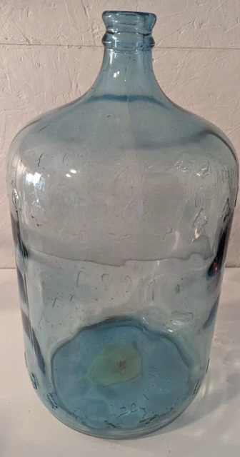 VINTAGE BLUE ARROWHEAD PURITAS WATERS 5 Gallon Glass WATER JUG $149.00 ...