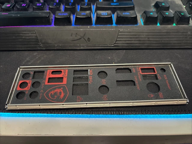 MSI GAMING PRO Carbon B450 I/O Shield / Backplate - Original £7.99 ...