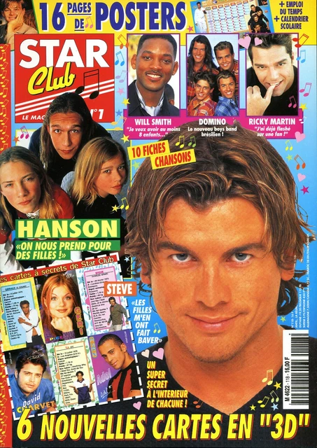 MAGAZINE STAR CLUB n°118, WORLDS APART, SPICE GIRLS, 2Be3, HANSON ...