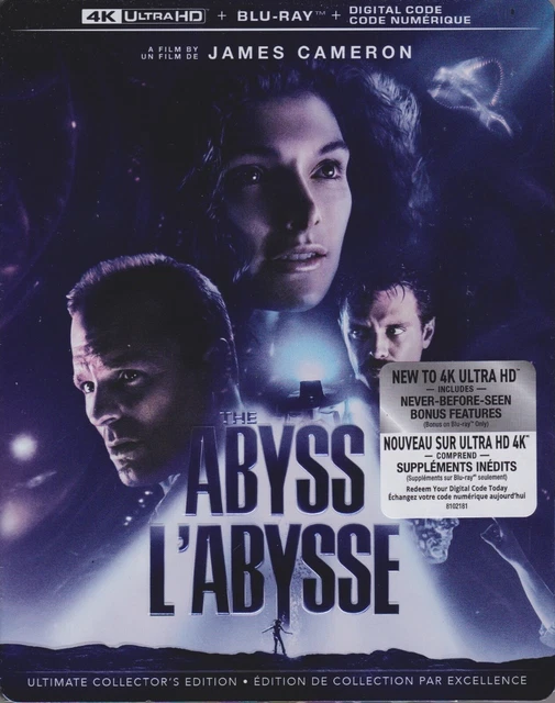 THE ABYSS ULTIMATE Collector's Edition 4K Ultra Hd & Bluray & Digital ...