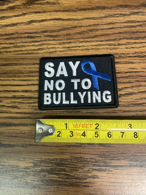 SAY NO TO Bullying Biker Style See/Iron On Patch $5.99 - PicClick CA