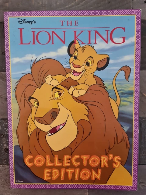 WALT DISNEY THE LION KING Collector's Edition 1994 ANIMALS Fiction ...